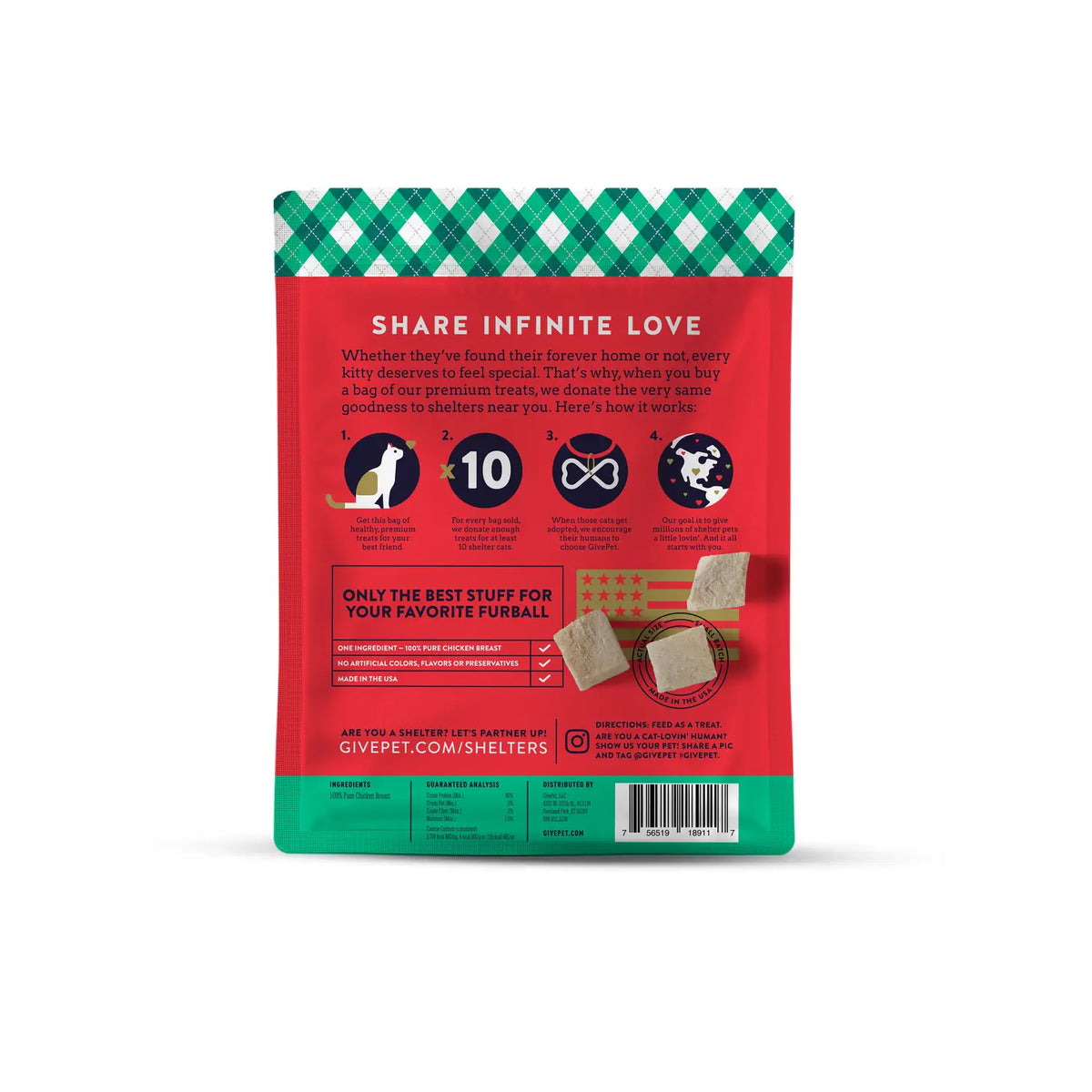 GivePet Santa Claws Freeze Dried Christmas Cat Treats – Buffalo Barkery